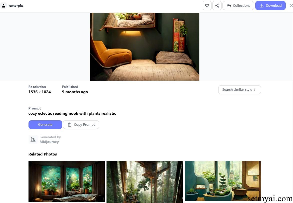 Enterpix an AI Image Search Engine - AI Tools Navigation